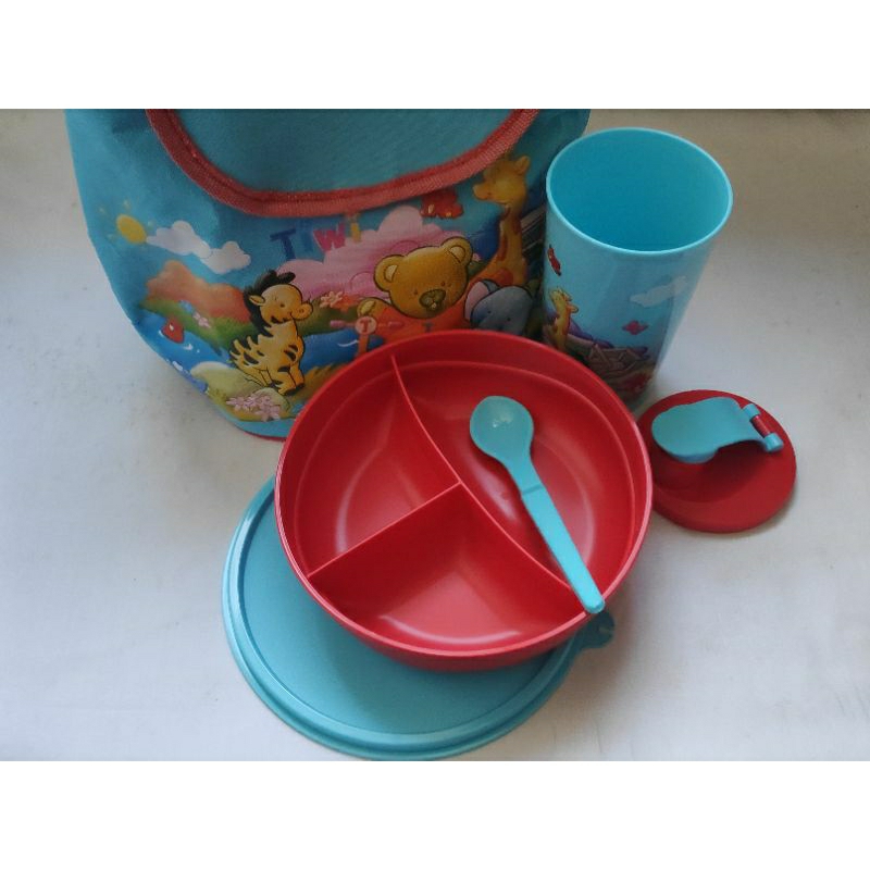 Jual Tiwi and friend Lunch set Tupperware (1set) | Shopee Indonesia