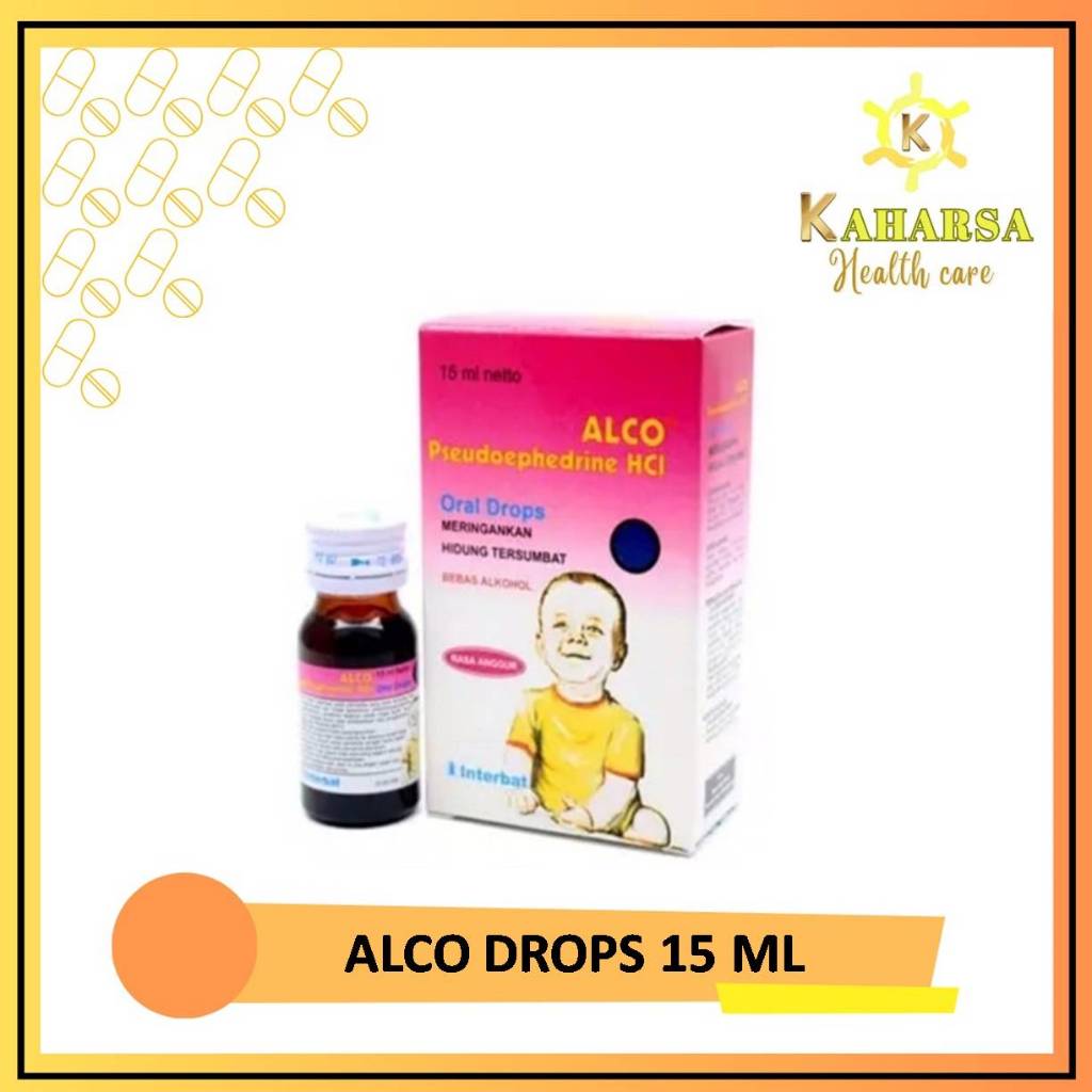 Jual ALCO DROPS 15 ML Obat Gejala Pilek, Flu Bersin Bersin, Hidung ...