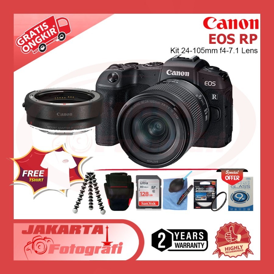 Jual Canon EOS RP Kit 24-105mm IS STM Garansi Resmi Datascrip ...