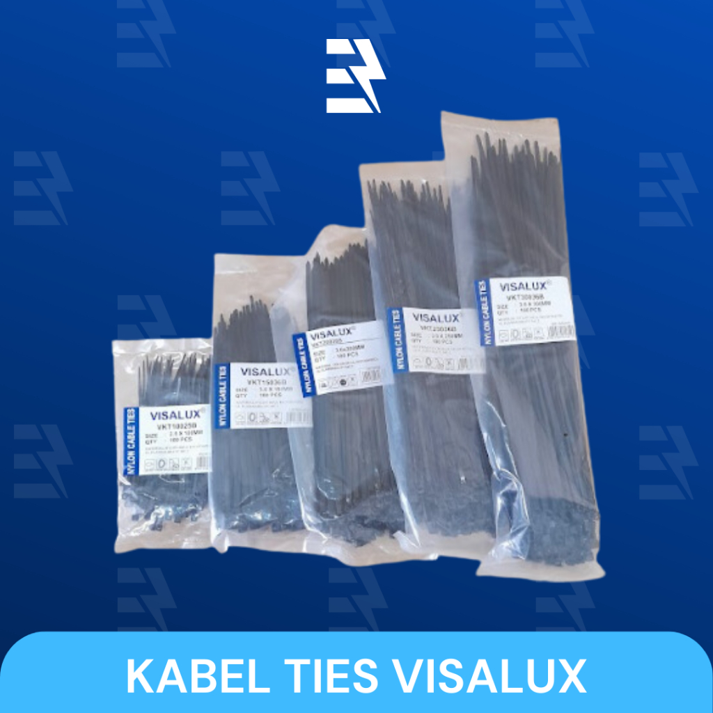 Jual VISALUX CABLE TIES / KABEL TIES WARNA PUTIH / HITAM 10cm , 15cm ...
