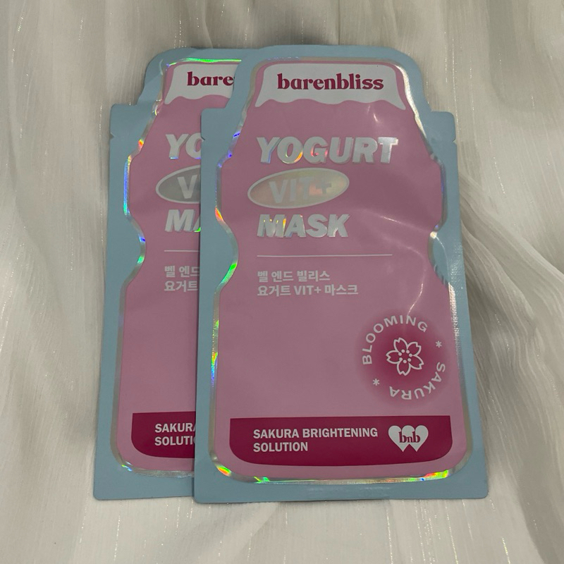 Jual Barenbliss Yogurt Vit+ Sakura Sheet Mask | Shopee Indonesia