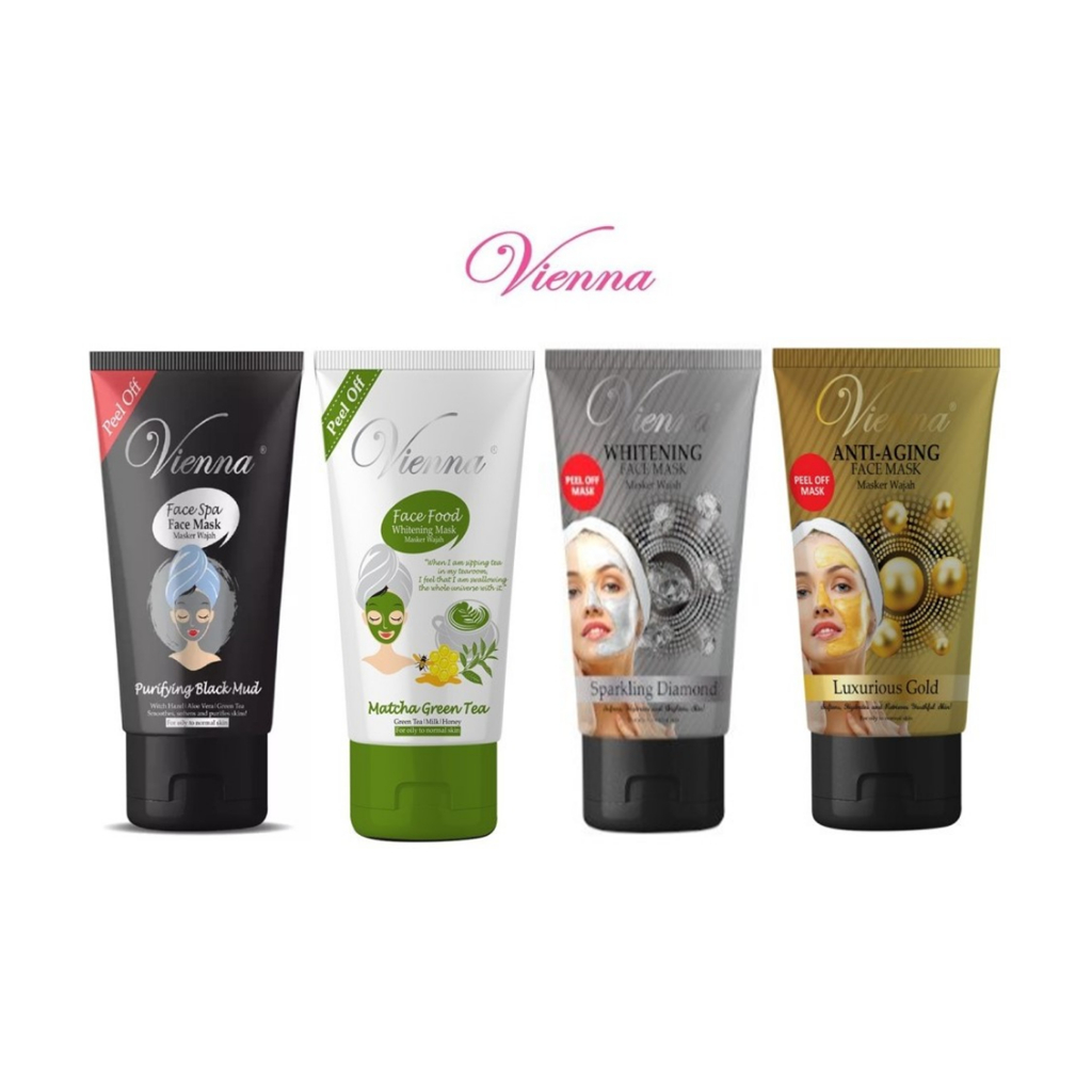 Jual Masker Wajah Vienna Face Food Mask Peel Off Mask Tube 50ml ...