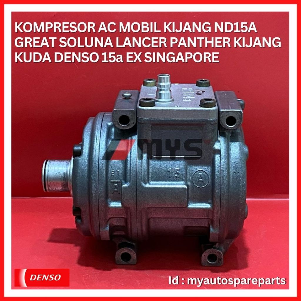 Jual KOMPRESOR AC Mobil KIJANG ND 15A Great Soluna Lancer Panther Kuda ...