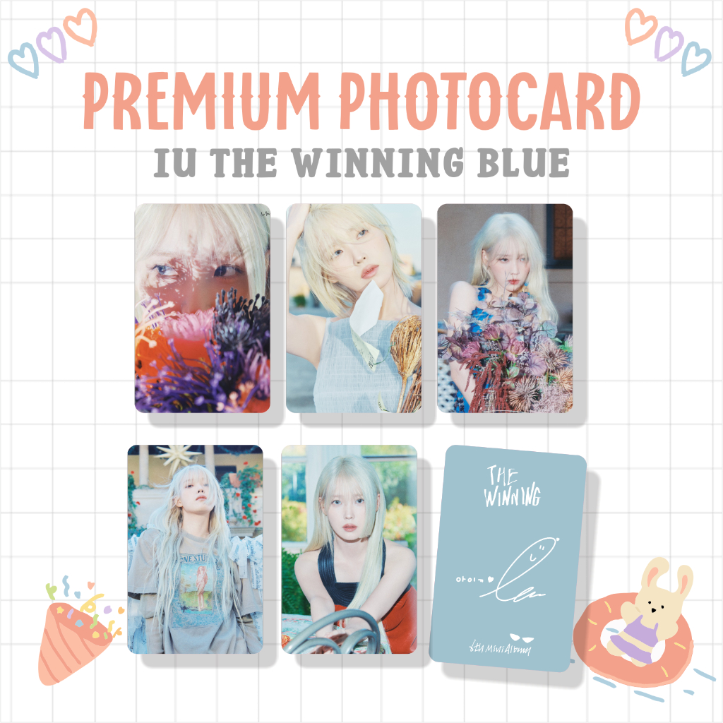 Jual Photocard Premium IU ll Pahe IU Celebrity Blueming | Shopee Indonesia