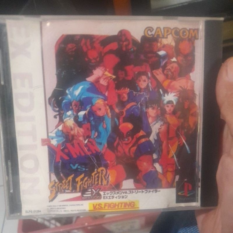 Jual cd ps1 kopab kolpri normal bagus mulus x-men vs street fighter | Shopee Indonesia