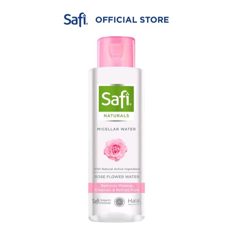 Jual Safi Naturals Micellar Water with Rose Flower Water | Shopee Indonesia