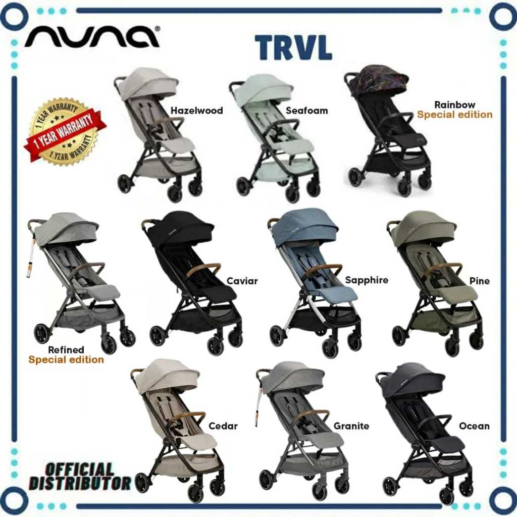 Jual Nuna TRVL Stroller Global & Taiwan Version - Cabin Size | Shopee ...