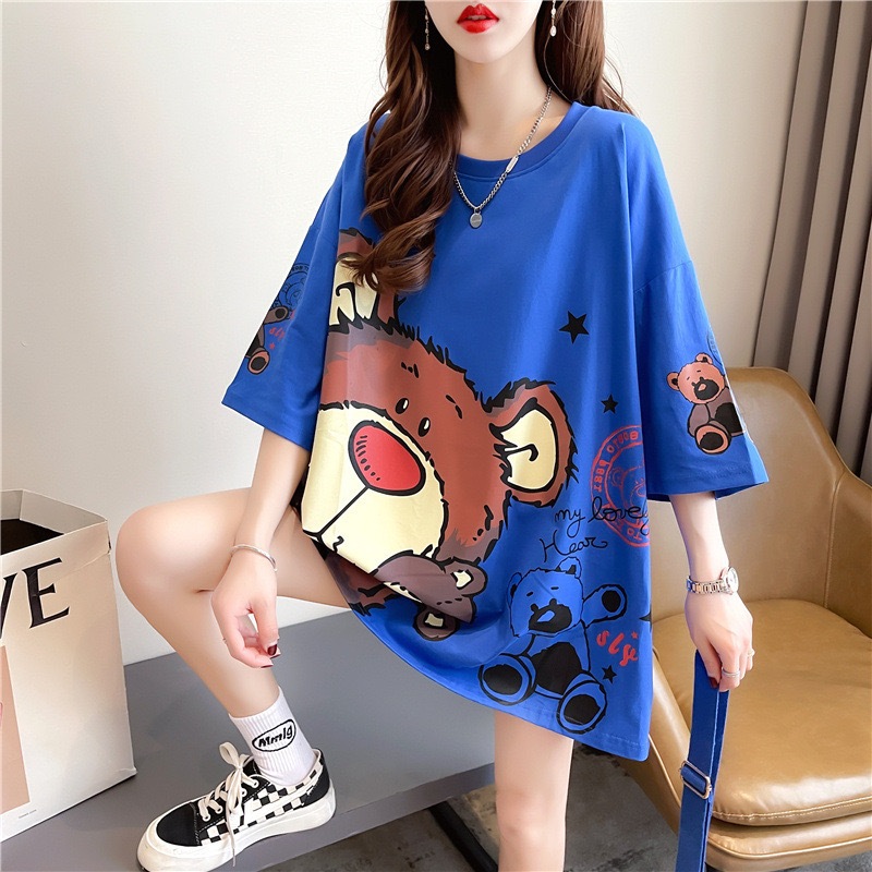 Jual Kaos Oversize , T-shirt Wanita , Baju Premium CODE S01025 | Shopee ...