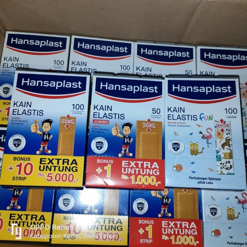 Jual Hansaplast Plester Box Fun Anak Karakter & Jumbo | Shopee Indonesia