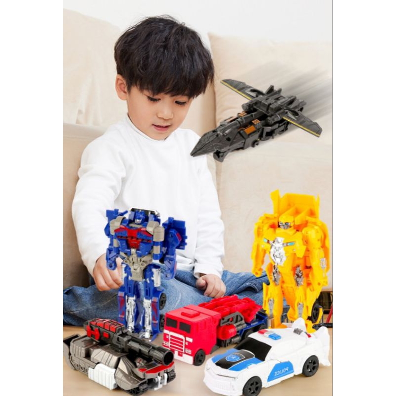 Jual Robot Transformers Optimus Megatron Bumblebee Super Fast Change ...