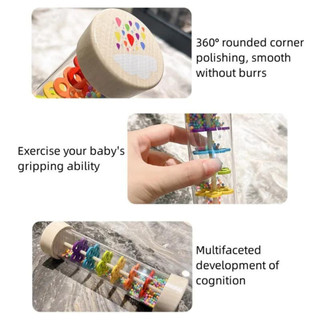 Jual MALOTOYS - Rain Sound Maker Baby Rattle Rainmaker Rainbow ...