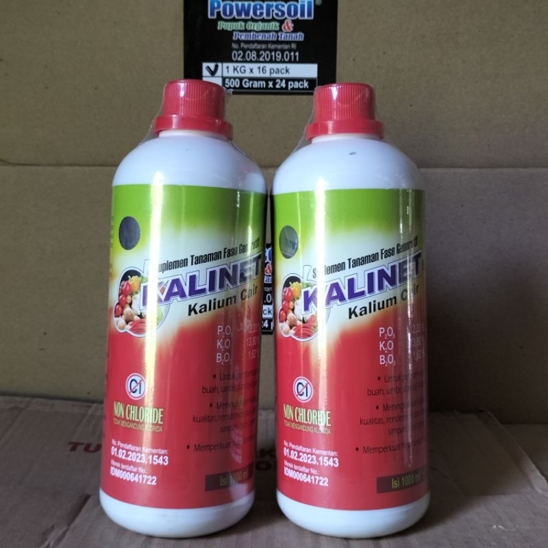 Jual Pupuk Kalium KALINET 1 Liter Nutrisi Tanaman Sayur Bunga Buah ...