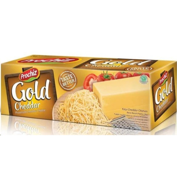 Jual Prochiz Gold Cheddar Keju Cheddar 2 KG | Shopee Indonesia