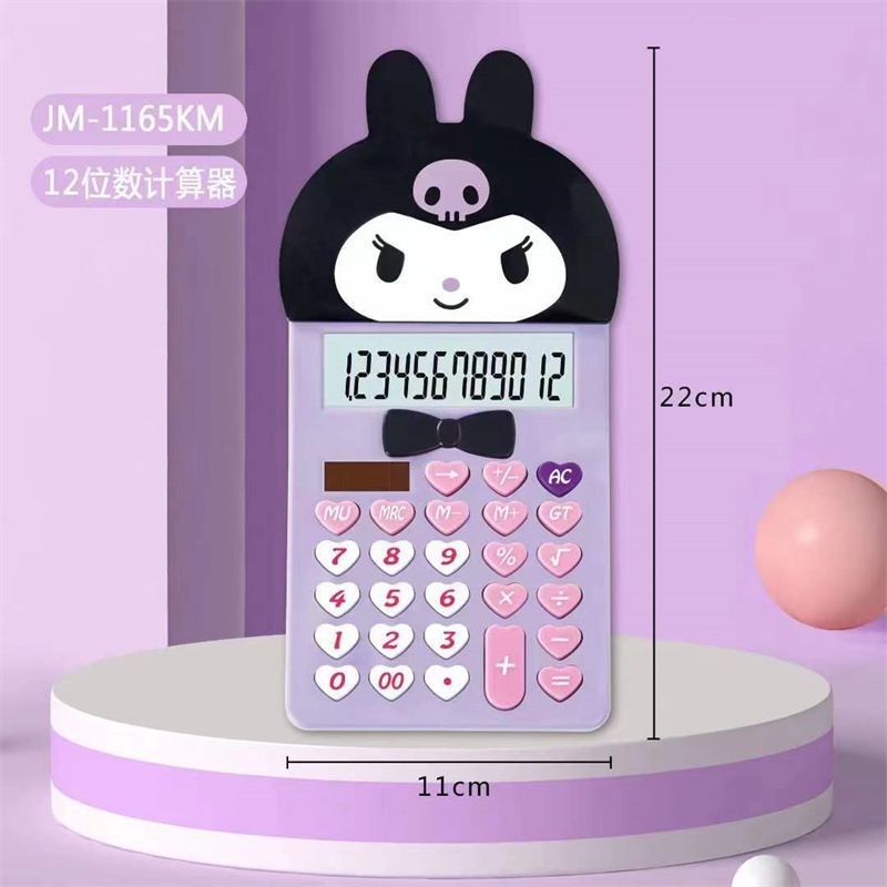 Jual Kalkulator KUROMI Besar Calculator Sanrio Ungu Alat Hitung ...