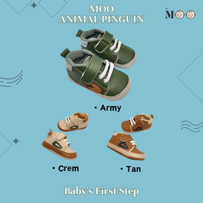 Jual MOO Boot Strap | Sepatu Anak Bayi Laki-laki Terbaru usia 0-12 ...