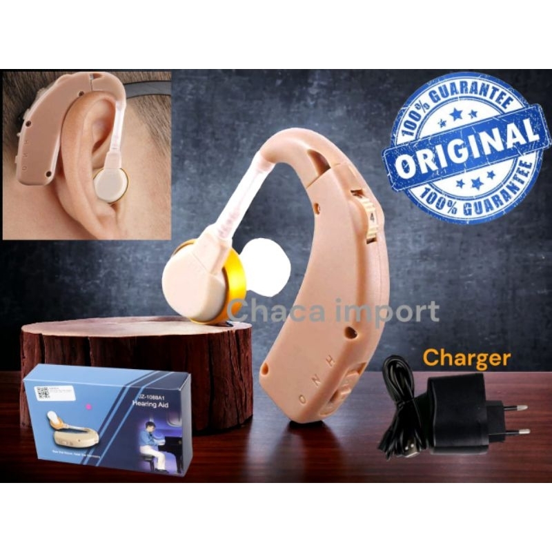 Jual Alat Pendengaran Charger Telinga Orang Tua Original Hearing Aid Original Jz-1088A1 | Shopee ...