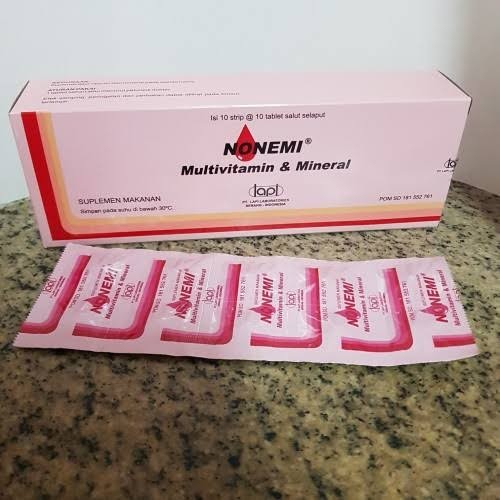 Jual Nonemi 100 Tablet - Vitamin B Complex - Vitamin Zat Besi - Vitamin ...