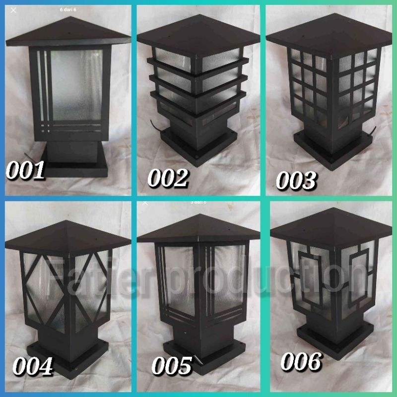 Jual LAMPU PILAR LAMPU PAGAR LAMPU MINIMALIS LAMPU HIAS OUTDOOR ...