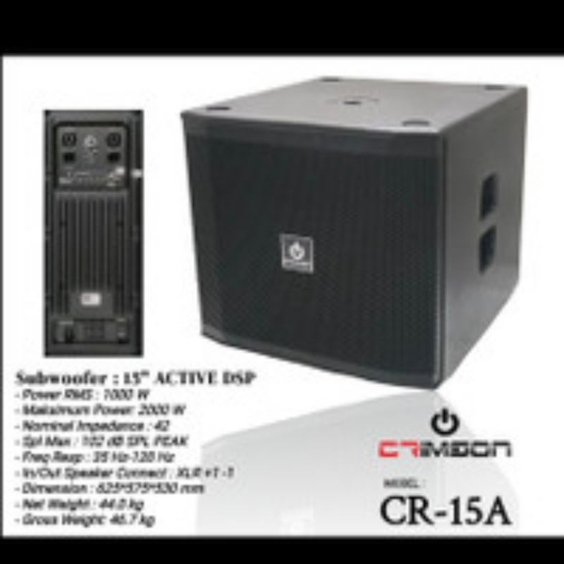 Jual jual SUBWOOFER AKTIF DSP CRIMSON CR-15A 15 INCH | Shopee Indonesia