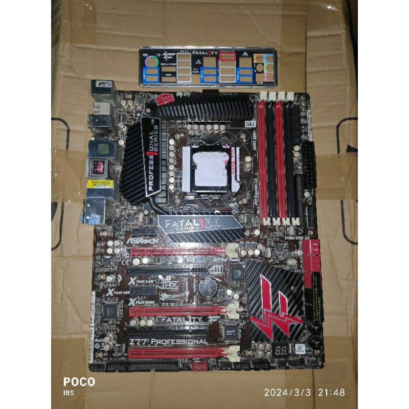Jual PAKET ASROCK FATALITY GAMING Z77 PROFESSIONAL I5 3470 GEN 3 LGA 1155 | Shopee Indonesia