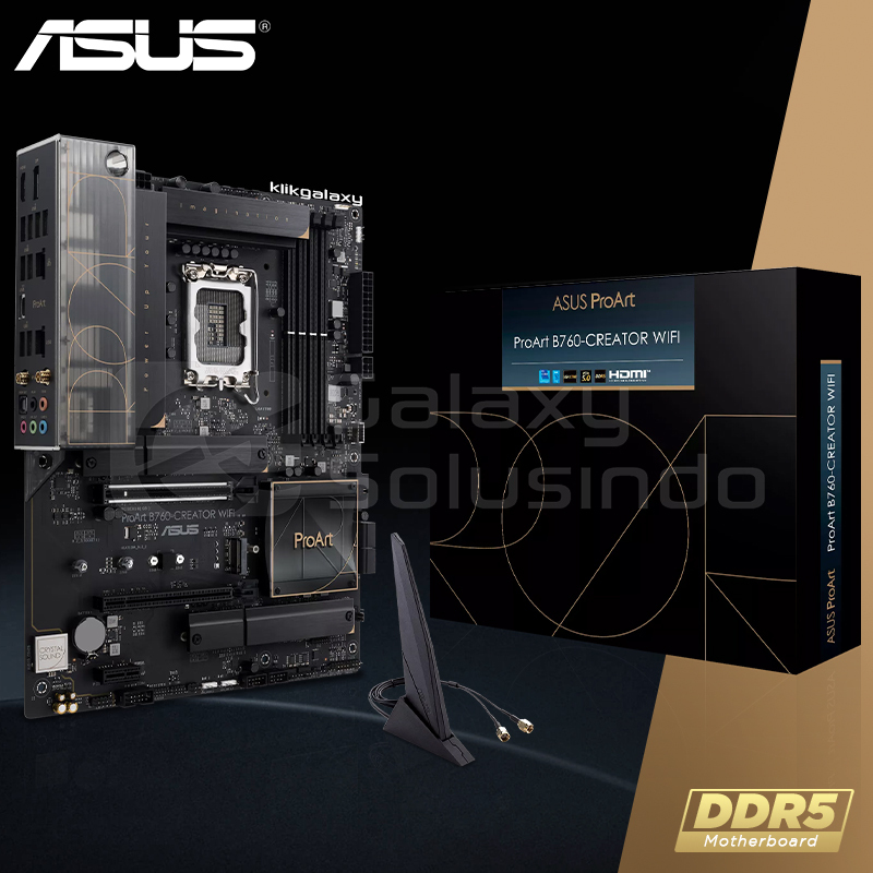 Jual ASUS PROART B760 CREATOR WIFI - B760 DDR5 LGA1700 Motherboard ...