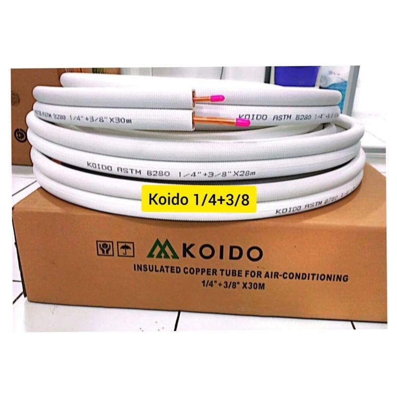 Jual PIPA AC KOIDO 1/4+3/8 1PK ROLL | Shopee Indonesia
