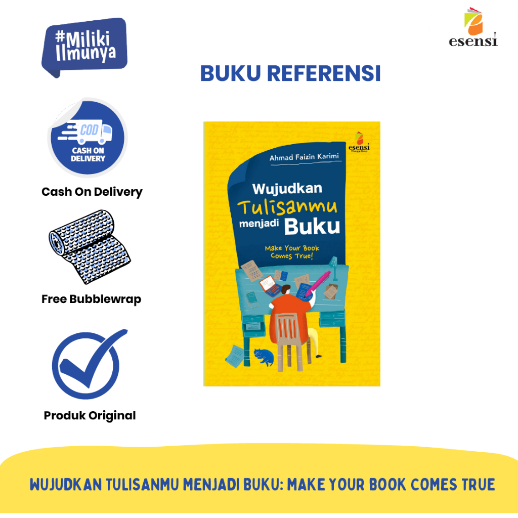 Jual [Erlangga] Buku Referensi Umum: Wujudkan Tulisanmu Menjadi Buku ...