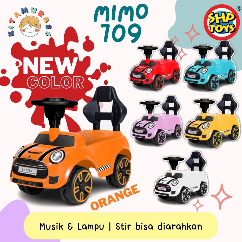 Jual Mainan Mobil Dorong Anak SHP Toys Ride on Car MIMO 709 | Shopee ...