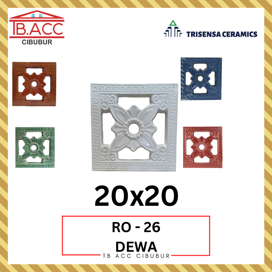 Jual Roster / Lubang Angin Keramik Trisensa Dewa 20X20 | Shopee Indonesia