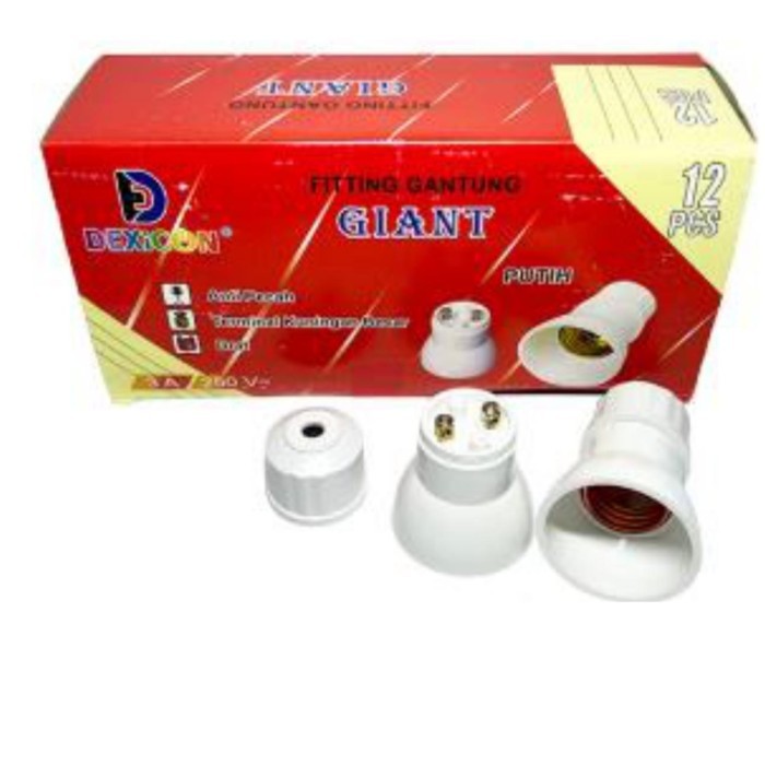 Jual Fitting gantung jumbo putih/ Fitting gantung giant DEXICON ...