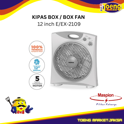 Jual BOX FAN 12 inch E/EX-2109 T 220V MASPION | Shopee Indonesia