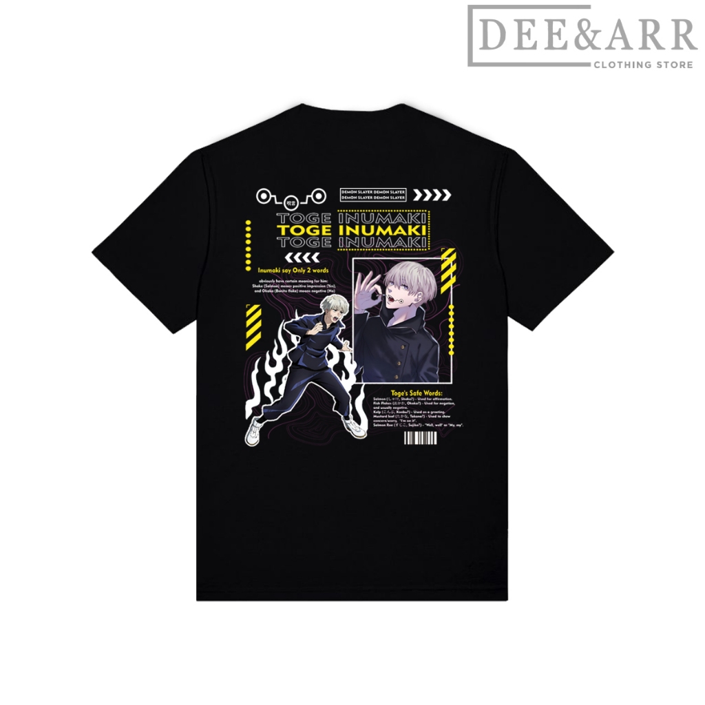 Jual Dee&Arr Kaos TOGE INUMAKI Anime Jujutsu Kaisen T-Shirt Anime ...