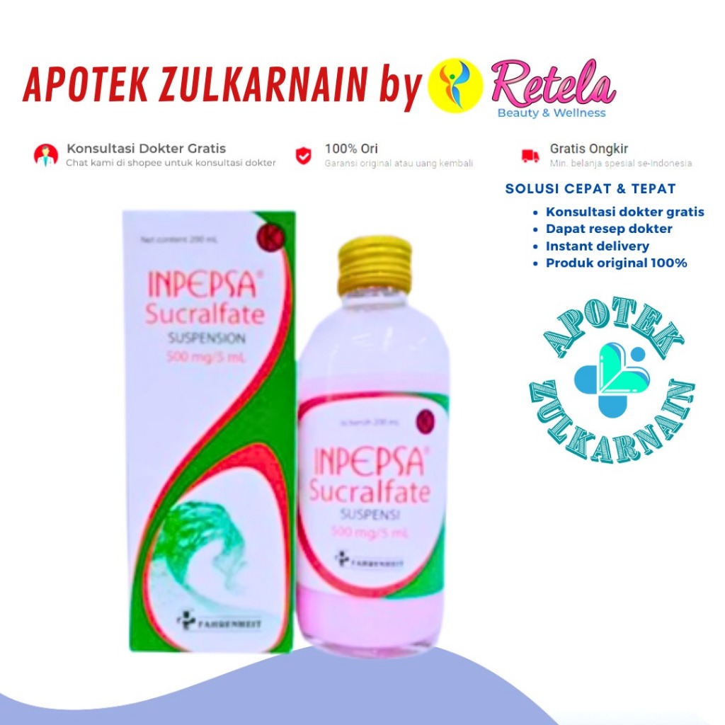 Jual Inpepsa Syrup 200Ml | Shopee Indonesia