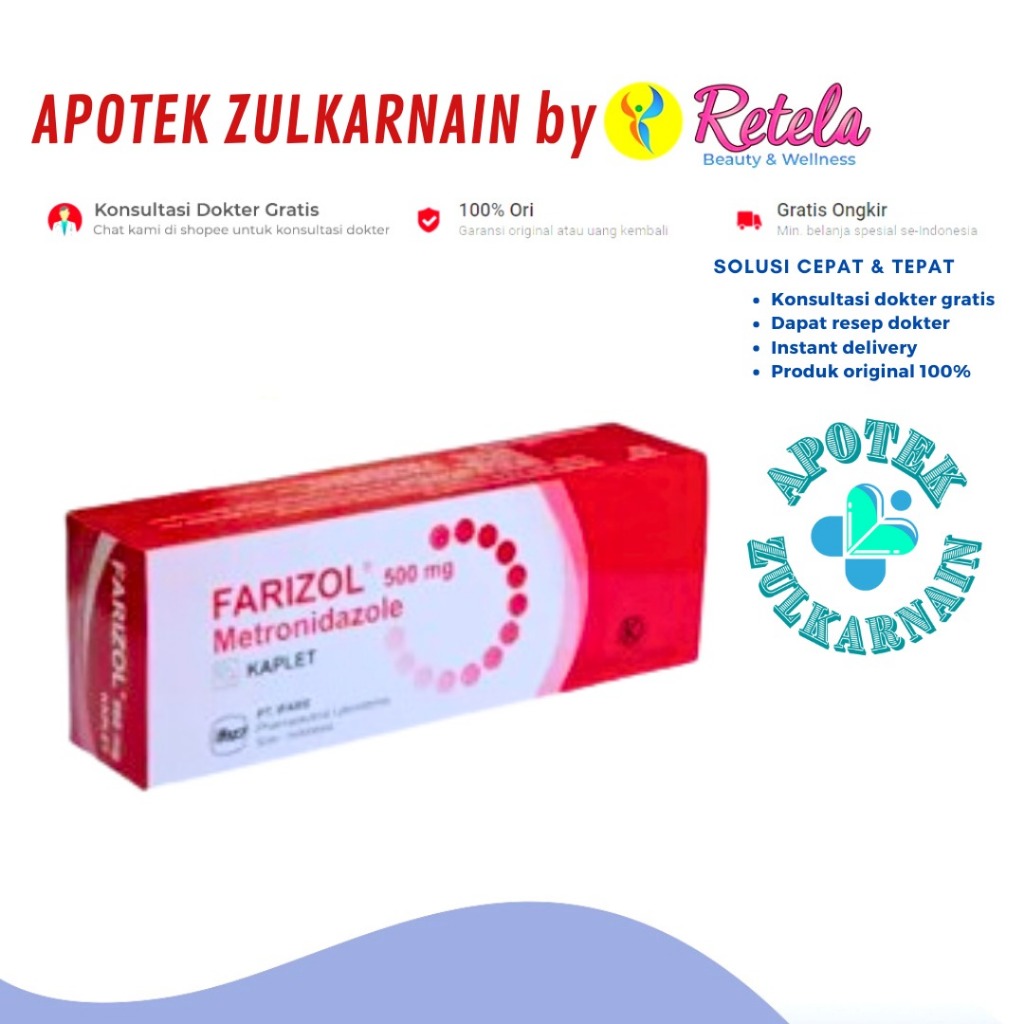 Jual Farizol 500Mg Kap 100`S | Shopee Indonesia