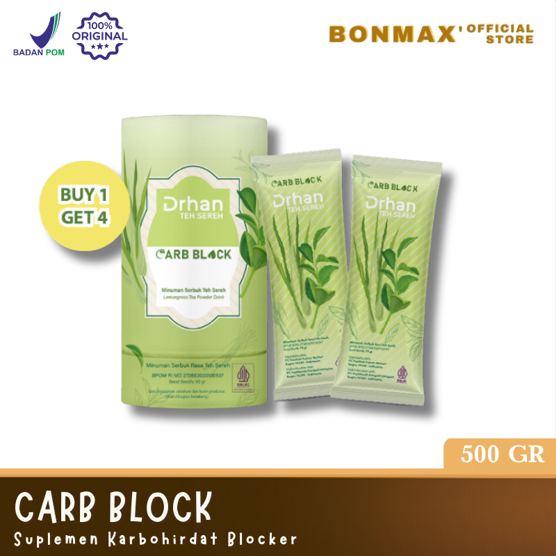 Jual CARB BLOCK Soluble Fiber Polydextrose / Zero Calorie Suplemen ...