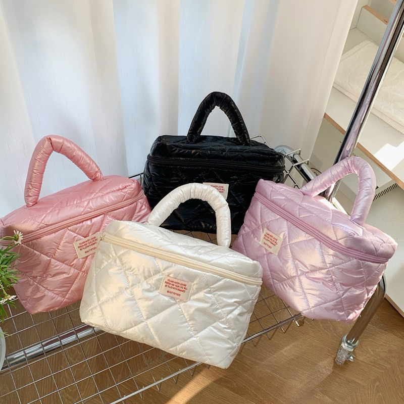 Jual Minji Makeup Pouch Hologram Metalik Tas Travel Dompet Korea ...