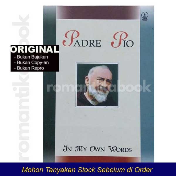 Jual PADRE PIO - In My Own Words - Versi Bahasa Indonesia - Buku ...