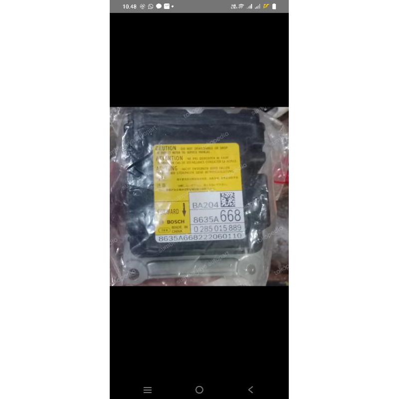 Jual modul airbag ECU Computer air bag Stir new xpander facelift ...