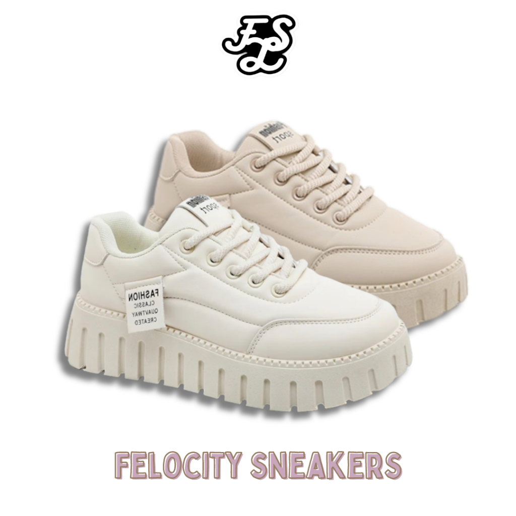 Jual LUMMYSHOP Felocity Sepatu Sneakers Wanita Sepatu Casual Sepatu ...