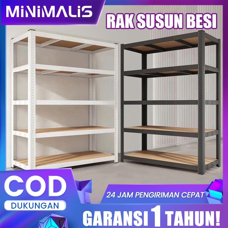 Jual 【READY STOCK, LANGSUNG DIKIRIM】MInimalis Rak besi siku 4/5/6 susun ...