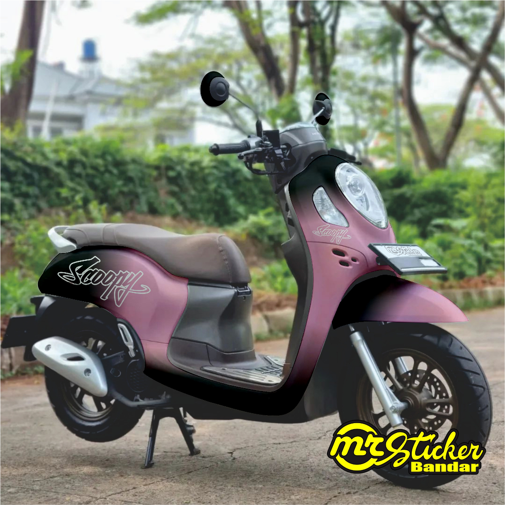 Jual Decal Scoopy Full Body Sticker Scoopy full Blok All Type scoopy ...