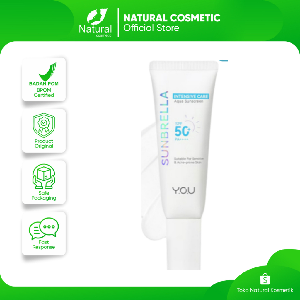 Jual YOU Sunbrella Intensive Care Watery Sunscreen SPF 50+ PA++++ 30 ml ...