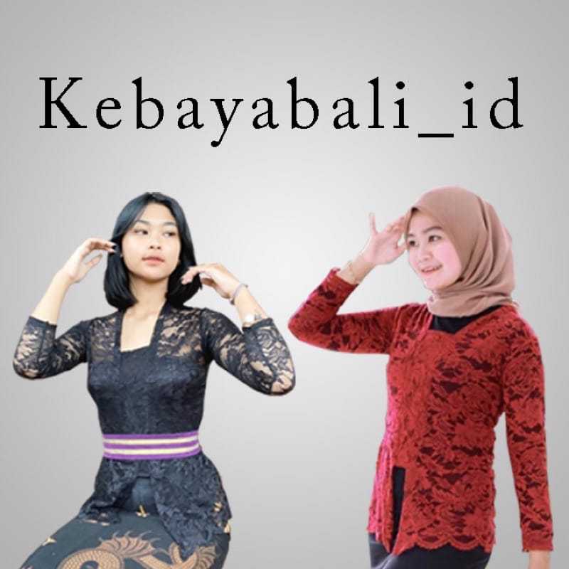 Jual Kebaya modern kutubaru brokat bali wanita lengan panjang jaman ...