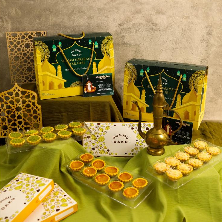 Jual HAMPERS LEBARAN PIE SUSU - FATIMA SET (isi 5 box) | Shopee Indonesia
