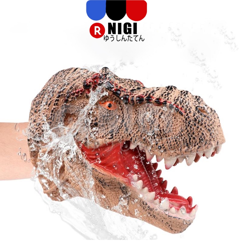 Jual NIGI Mainan Anak: Hand Puppet Dinosaurus Tyrannosaurus / Mainan ...