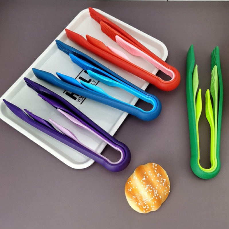 Jual 3 In 1, Set Isi 3 Capitan Penjepit Makanan Roti Kue anti Licin 24 ...