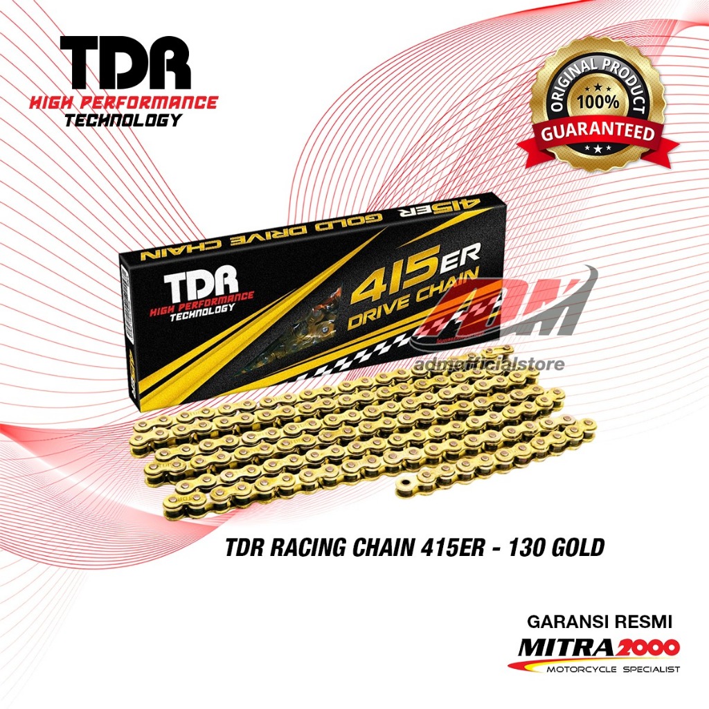 Jual Rantai TDR 415ER 130L / 140L Gold & 2 Tone | Shopee Indonesia