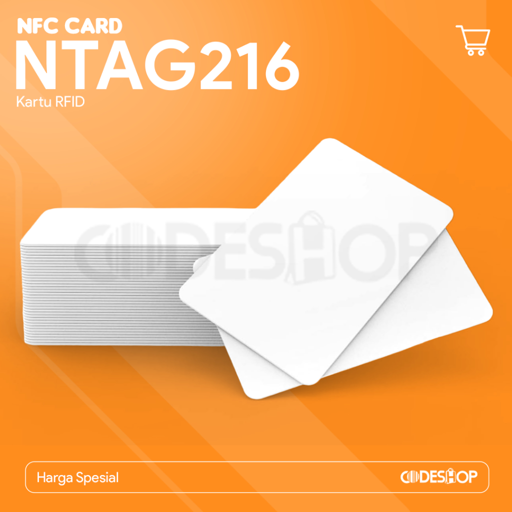 Jual NTag216 RFID NFC Card NTag Tag Programmable 13.56 MHz 216 Kartu Amiibo | Shopee Indonesia
