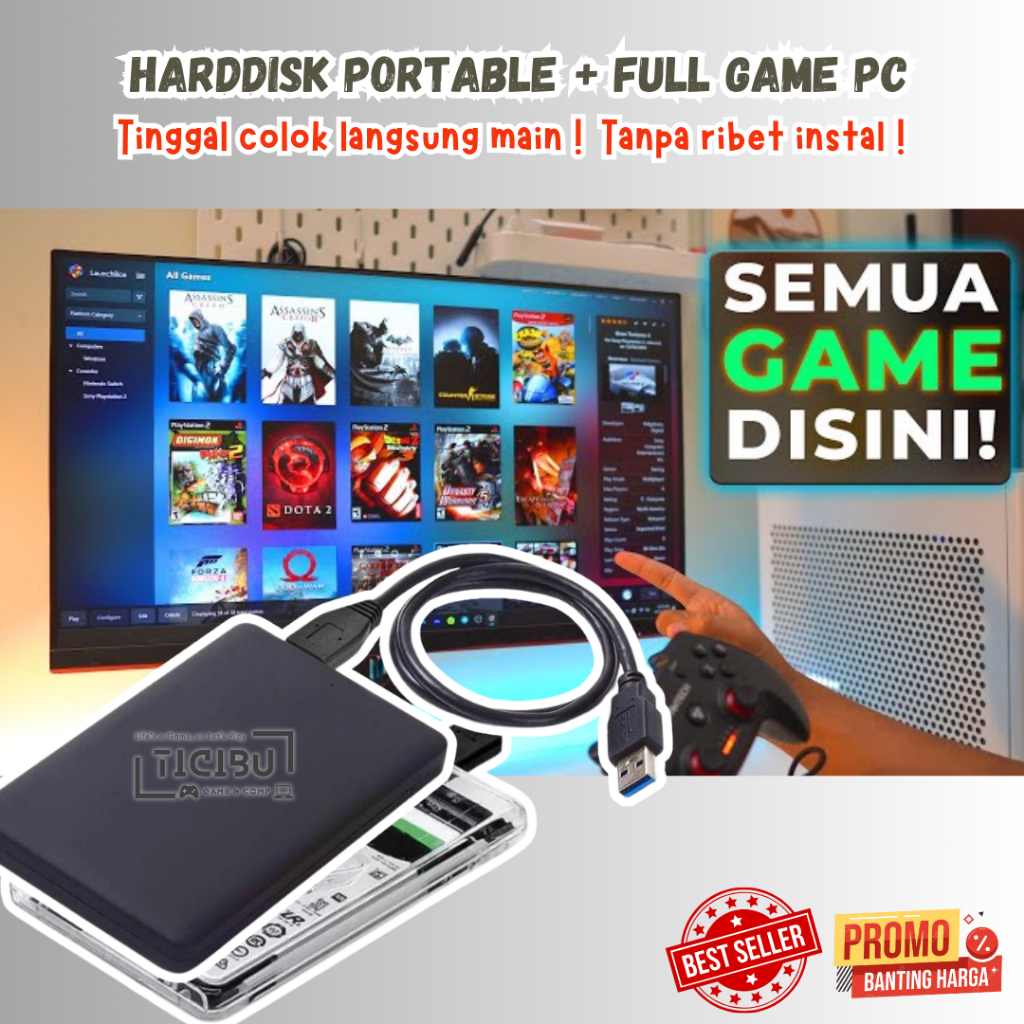 Jual Harddisk Eksternal Full Isi Game PC/Laptop (Langsung Play ...