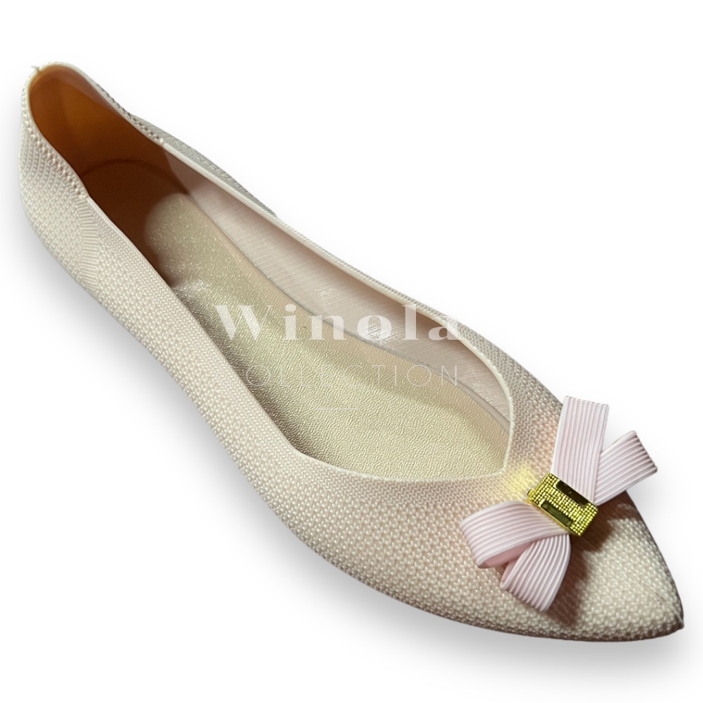 Jual Sepatu Wanita Slip On Zoya Pita Kotak & Pita Gold Winola Colection ...